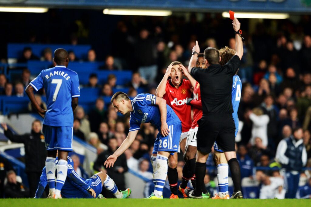 Manchester United Player With The Most Red Cards In The Club's History